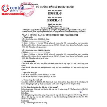 [CHÍNH HÃNG] Thuốc hạ huyết áp Esseil-10 bảo vệ hệ tim mạch