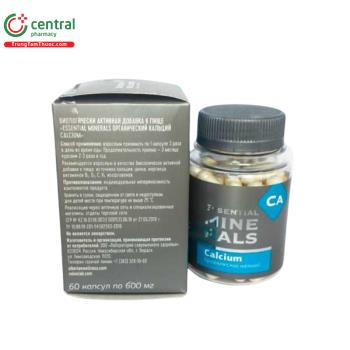 Essential Minerals Calcium Bổ sung Canxi Hỗ Trợ Xương Khớp