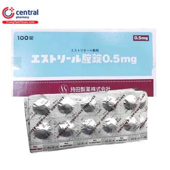Thuốc đặt phụ khoa Estoril 0,5mg Nhật Bản: Công dụng, cách dùng