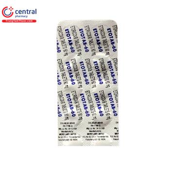 Thuốc Etotab-60 điều trị bệnh viêm khớp dạng thấp, viêm xương khớp