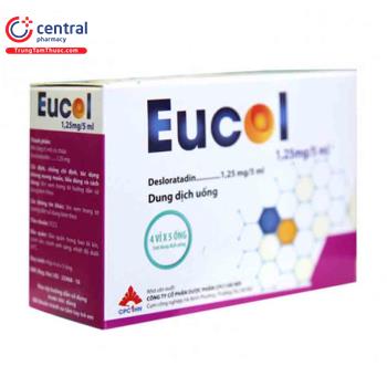 [CHÍNH HÃNG] Thuốc Eucol 1,25mg/5ml điều trị viêm mũi dị ứng