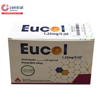 [CHÍNH HÃNG] Thuốc Eucol 1,25mg/5ml điều trị viêm mũi dị ứng
