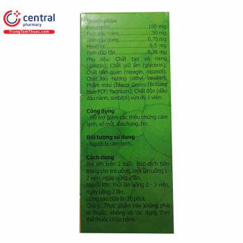 [CHÍNH HÃNG] Thuốc Eurosca xanh - Làm dịu ho, ngứa rát cổ họng