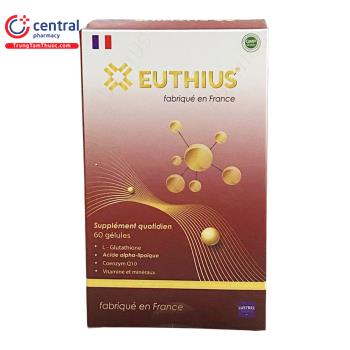 [CHÍNH HÃNG] Viên uống trắng da Euthius 1000mg cải thiện sắc đẹp