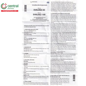 Thuốc Evaldez-100 - Điều trị trầm cảm, tâm thần phân liệt hiệu quả