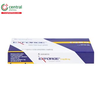 Thuốc Exforge 5mg/80mg chặn đứng cơn tăng huyết áp vô căn