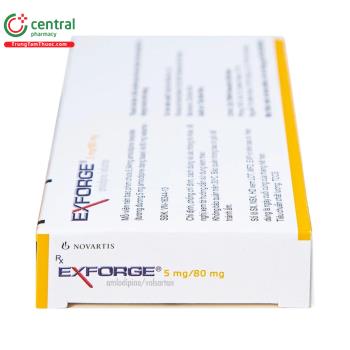 Thuốc Exforge 5mg/80mg chặn đứng cơn tăng huyết áp vô căn
