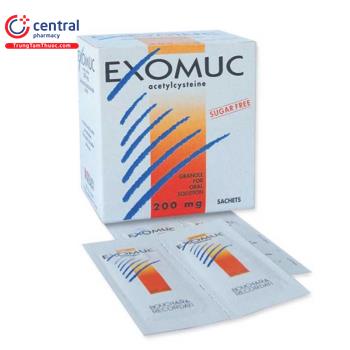 [CHÍNH HÃNG] Thuốc Exomuc 200mg điều trị viêm phổi, viêm phế quản