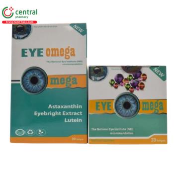 EYE omega - Thị lực sáng khỏe, giảm nhức mỏi, khô mắt, thoái hóa điểm vàng
