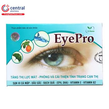 Thuốc bổ mắt Eye Pro tăng cường thị lực, giảm khô mắt, mỏi mắt