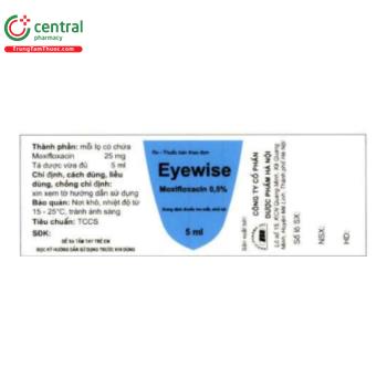 Thuốc Eyewise điều trị viêm kết mạc mắt, viêm tai giữa cấp và mạn tính