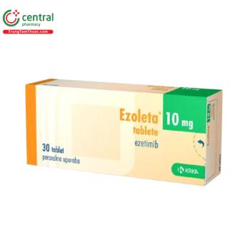 Thuốc Ezoleta 10mg - trị tăng cholesterol máu nguyên phát hiệu quả