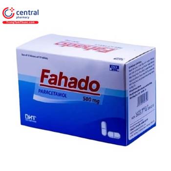 [CHÍNH HÃNG] Thuốc Fahado 500mg giảm đau hạ sốt nhanh chóng