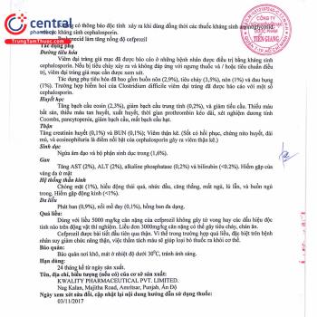 Thuốc Farizol 500 điều trị nhiễm trùng đường hô hấp, viêm tai giữa