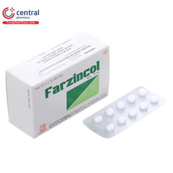 [CHÍNH HÃNG] Thuốc Farzincol (vỉ) : tác dụng, giá bán