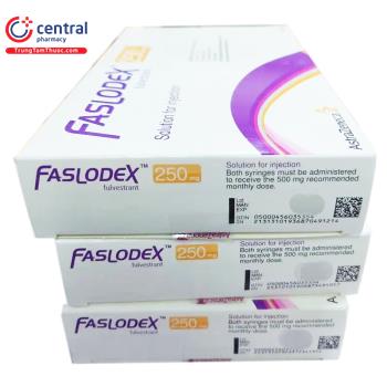 Thuốc Faslodex 250mg/5ml giúp điều trị ung thư vú tiến triển