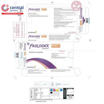 Thuốc Faslodex 250mg/5ml giúp điều trị ung thư vú tiến triển