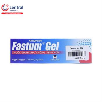 [CHÍNH HÃNG] Thuốc Fastum Gel 30g giảm đau cơ, gân, khớp, chấn thương