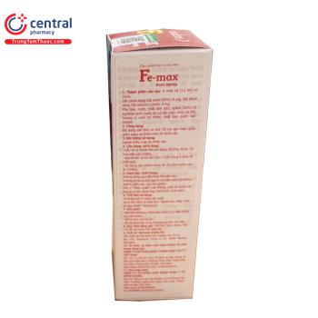 [CHÍNH HÃNG] Fe-max Iron Spray bổ sung sắt cho người lớn và trẻ em