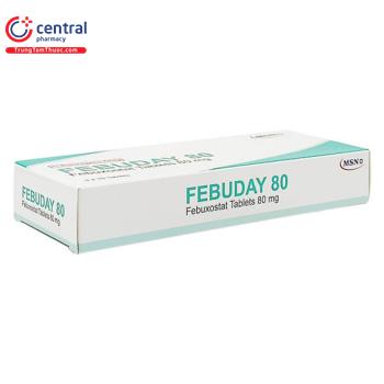 [CHÍNH HÃNG] Thuốc Febuday 80 - Giải pháp cho bệnh nhân mắc bệnh Gout