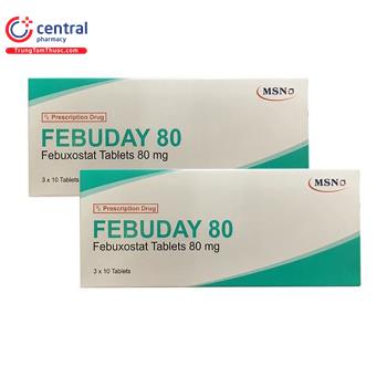 [CHÍNH HÃNG] Thuốc Febuday 80 - Giải pháp cho bệnh nhân mắc bệnh Gout