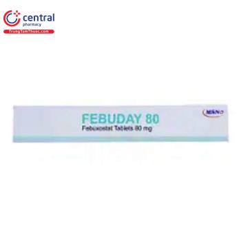 [CHÍNH HÃNG] Thuốc Febuday 80 - Giải pháp cho bệnh nhân mắc bệnh Gout