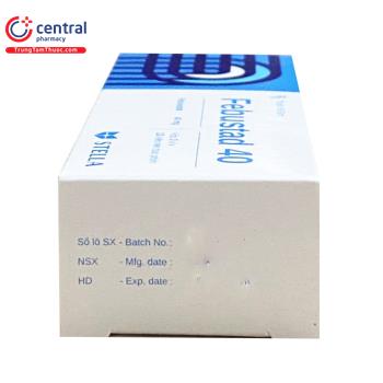 Thuốc điều trị Gout Febustad 40: Công dụng, giá bán, lưu ý khi dùng
