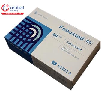 Thuốc Febustad 80 - Thuốc chỉ định cho người bệnh gout