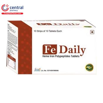 Thuốc Fe Daily - phòng và điều trị thiếu máu do thiếu sắt