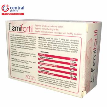 Thuốc Femifortil tăng cường khả năng sinh sản cho nữ giới