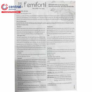 Thuốc Femifortil tăng cường khả năng sinh sản cho nữ giới