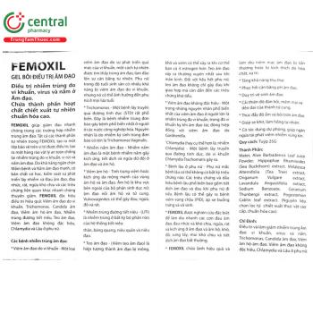 Femoxil Gel 25g - Hỗ trợ điều trị viêm phụ khoa, nấm ngứa âm đạo