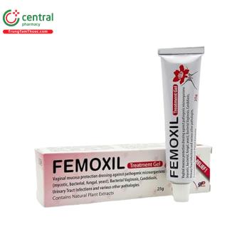 Femoxil Gel 25g - Hỗ trợ điều trị viêm phụ khoa, nấm ngứa âm đạo