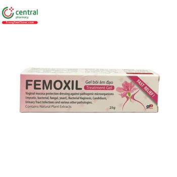 Femoxil Gel 25g - Hỗ trợ điều trị viêm phụ khoa, nấm ngứa âm đạo