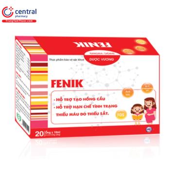 Fenik giúp bổ sung sắt, acid folic và dự phòng thiếu máu do thiếu sắt