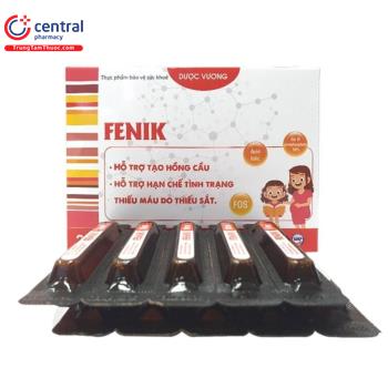Fenik giúp bổ sung sắt, acid folic và dự phòng thiếu máu do thiếu sắt