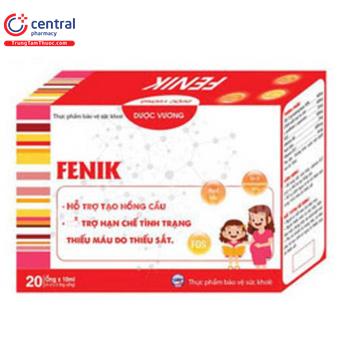 Fenik giúp bổ sung sắt, acid folic và dự phòng thiếu máu do thiếu sắt