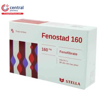 [CHÍNH HÃNG] Thuốc Fenostad 160 điều trị bệnh mỡ máu