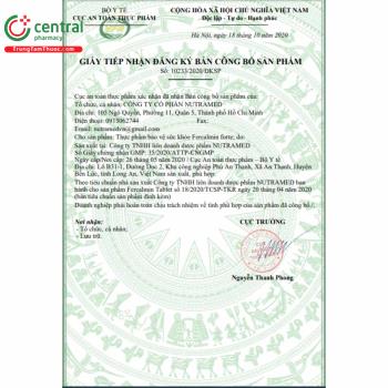 Fercalmin Forte bổ sung canxi, ngăn chặn loãng xương, còi xương