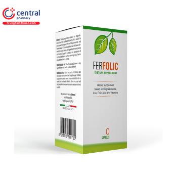 [CHÍNH HÃNG] Thuốc Ferfolic (lọ 30 viên) bổ sung sắt và vi chất