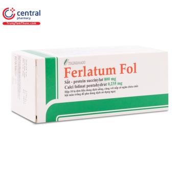 Thuốc Ferlatum Fol: tác dụng, chỉ định, liều dùng