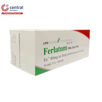 [CHÍNH HÃNG] Thuốc Ferlatum 40mg - thuốc bổ sung sắt