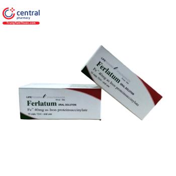 [CHÍNH HÃNG] Thuốc Ferlatum 40mg - thuốc bổ sung sắt