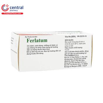 [CHÍNH HÃNG] Thuốc Ferlatum 40mg - thuốc bổ sung sắt