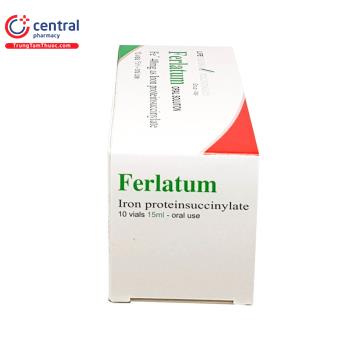 [CHÍNH HÃNG] Thuốc Ferlatum 40mg - thuốc bổ sung sắt