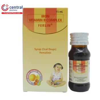 [CHÍNH HÃNG] Thuốc Ferlin Drops 15ml cung cấp vitamin, khoáng chất