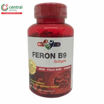 Thuốc Feron B9 – Softgels bổ sung lượng sắt cho bà bầu hiệu quả