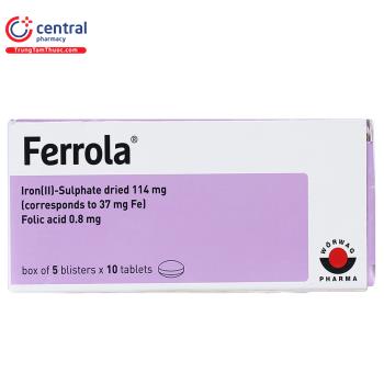 [CHÍNH HÃNG] Thuốc Ferrola phòng ngừa, điều trị thiếu máu