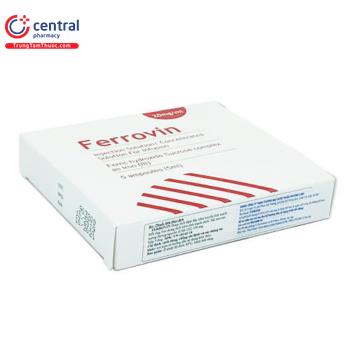[CHÍNH HÃNG] Thuốc Ferrovin 100mg/5ml - Phòng và điều trị thiếu máu