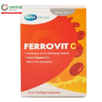 Thuốc Ferrovit C ngừa và điều trị tình trạng thiếu máu do thiếu sắt